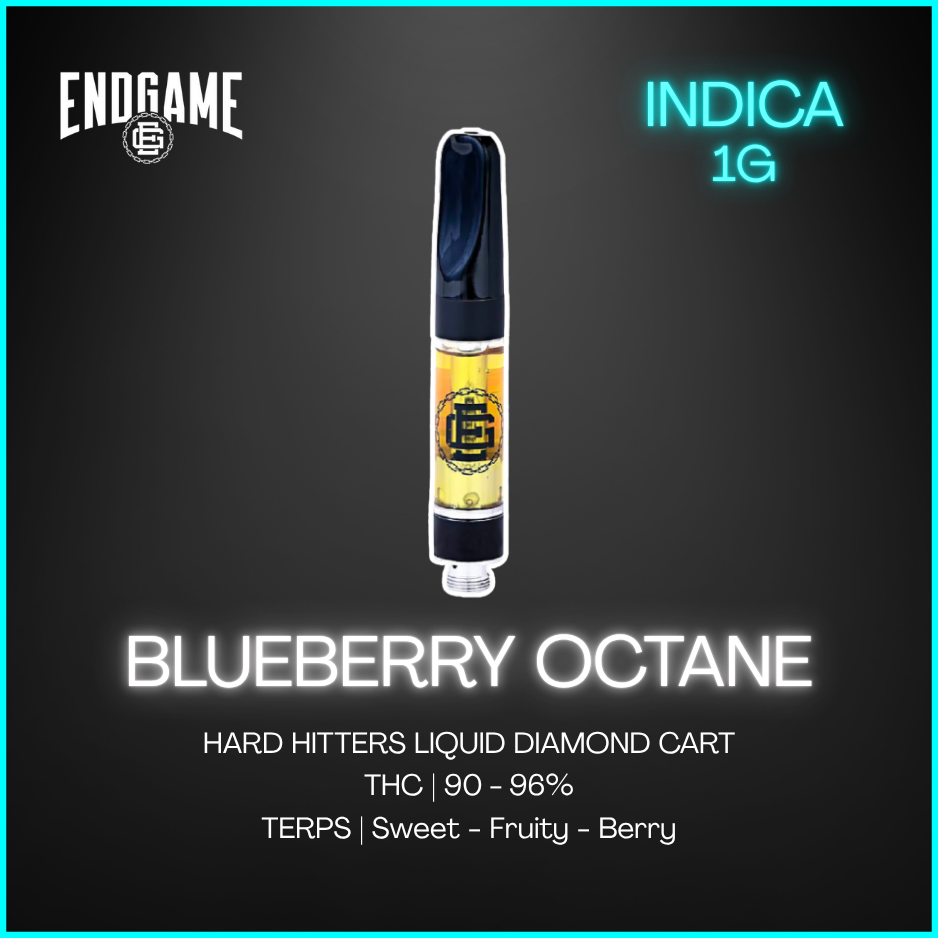 Endgame - Hard Hitters -Blueberry Octane Liquid Diamond Cart - 1G ...