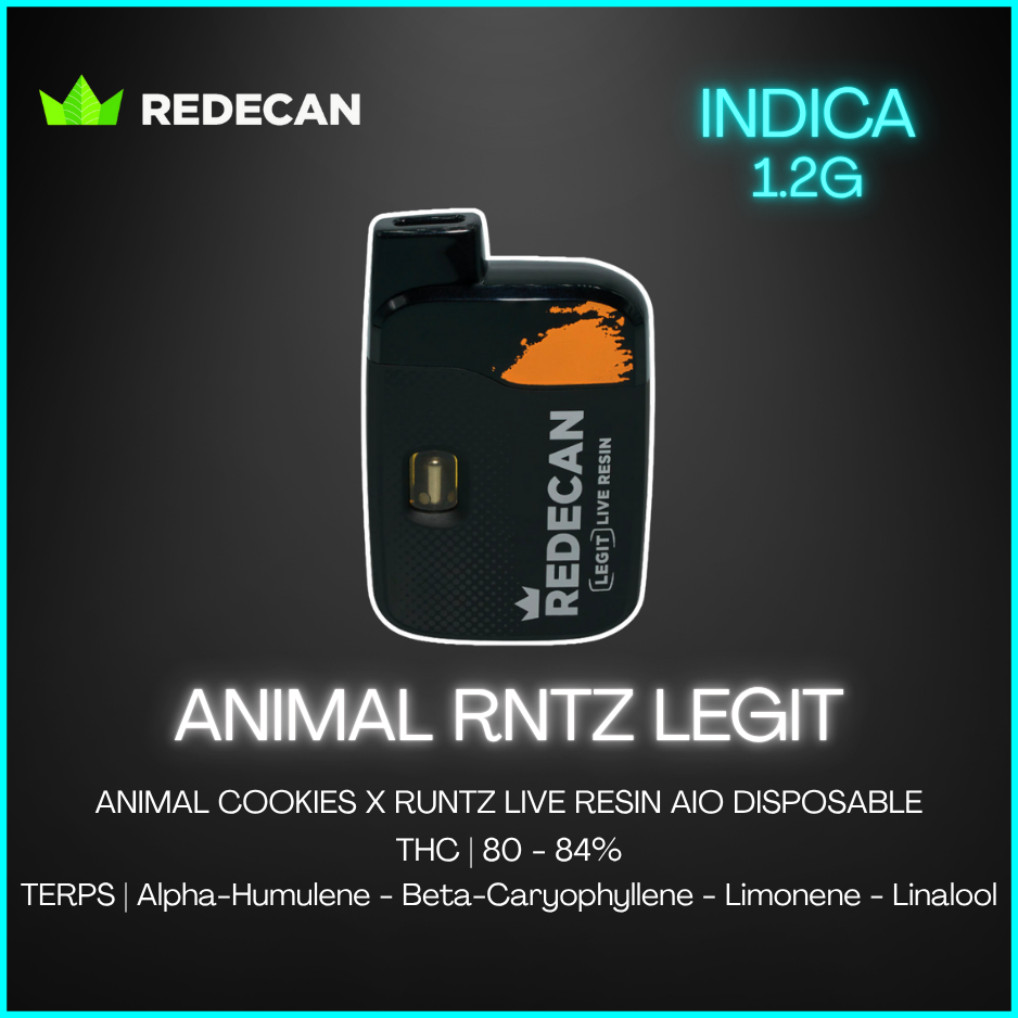 Redecan - Animal Rntz Legit Live Resin Aio Disposable Pen - 1.2G ...